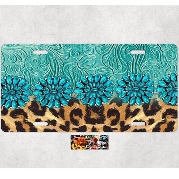 Country Grace With Alisha | Wall Decor | Turquoise Animal Print Custom ...